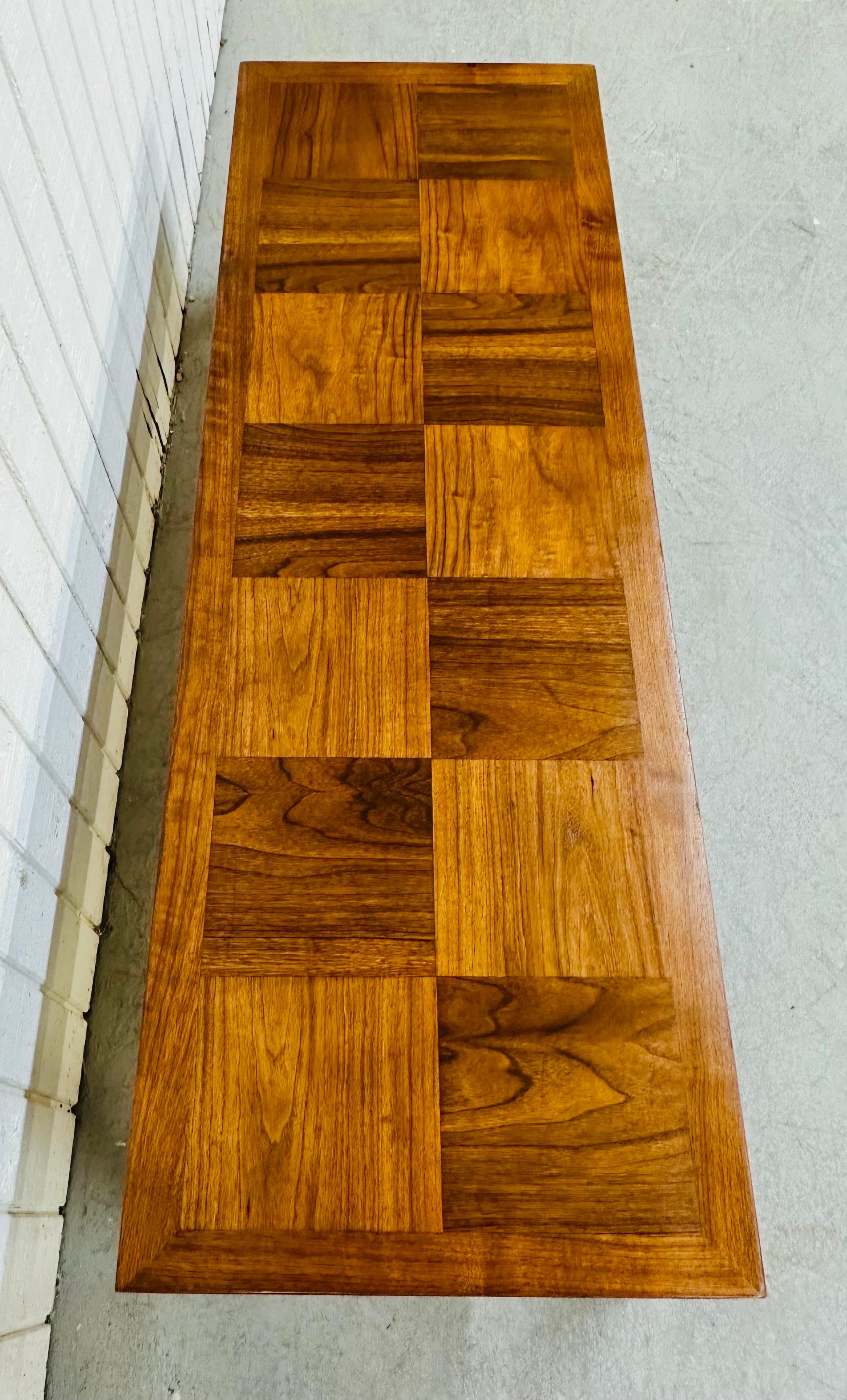 Mid-Century Modern Lane Walnut Coffee Table For Sale at 1stDibs