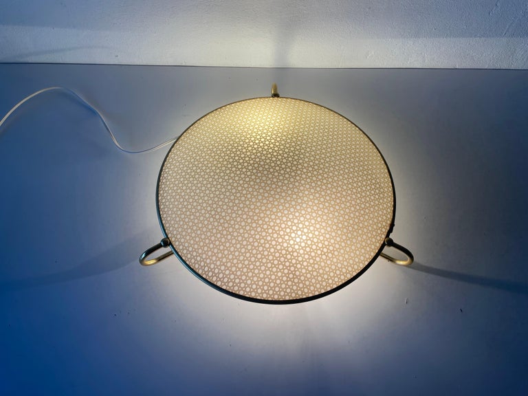 Mid-Century Modern Large Flush Mount or Ceiling Lamp by Erco, 1950s ...