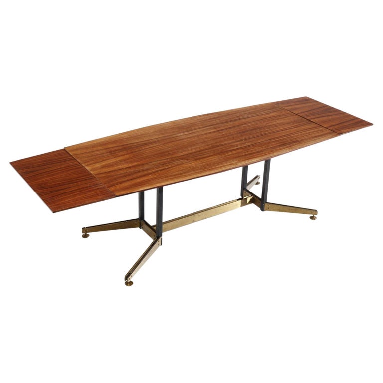 Mid-Century Modern Large Wood Table Attribuited to Ignazio Gardella ...