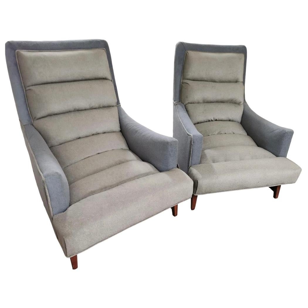 Classic and Comfortable Channel Back Club Chair with Fringe Detail at ...