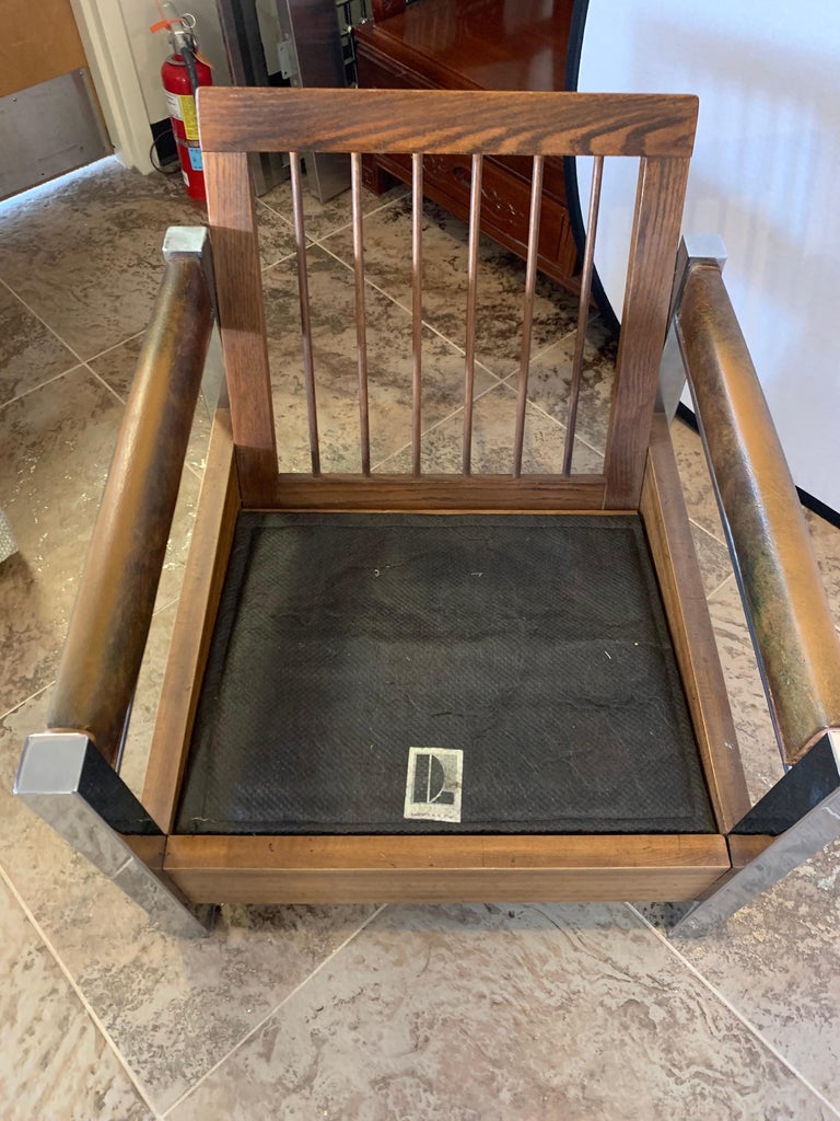 Mid-Century Modern Lounge Chair Armchair Low Profile at 1stDibs