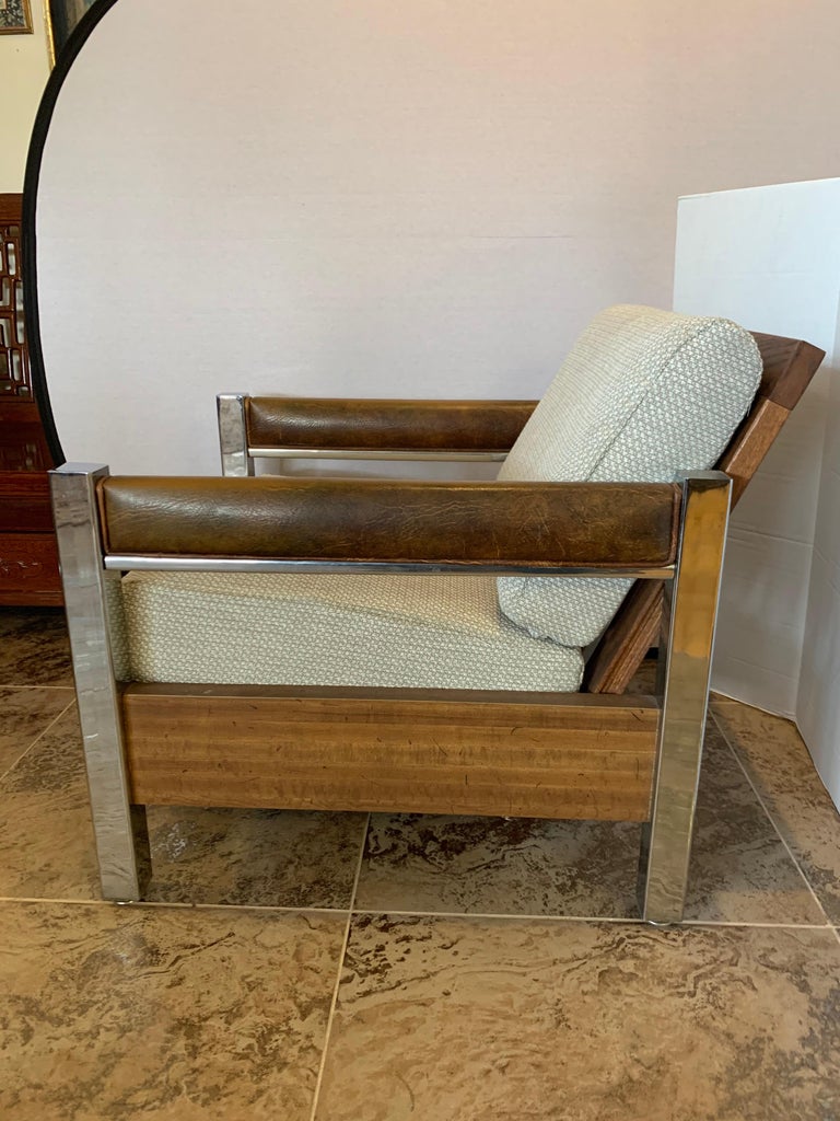 Mid-Century Modern Lounge Chair Armchair Low Profile at 1stDibs