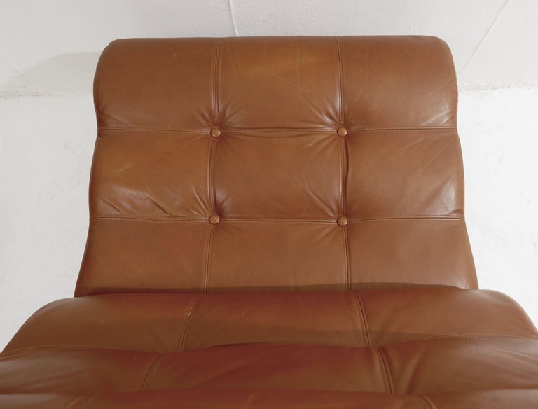 Mid Century Modern Lounge Chair by Water and Moretti For Sale at 1stDibs