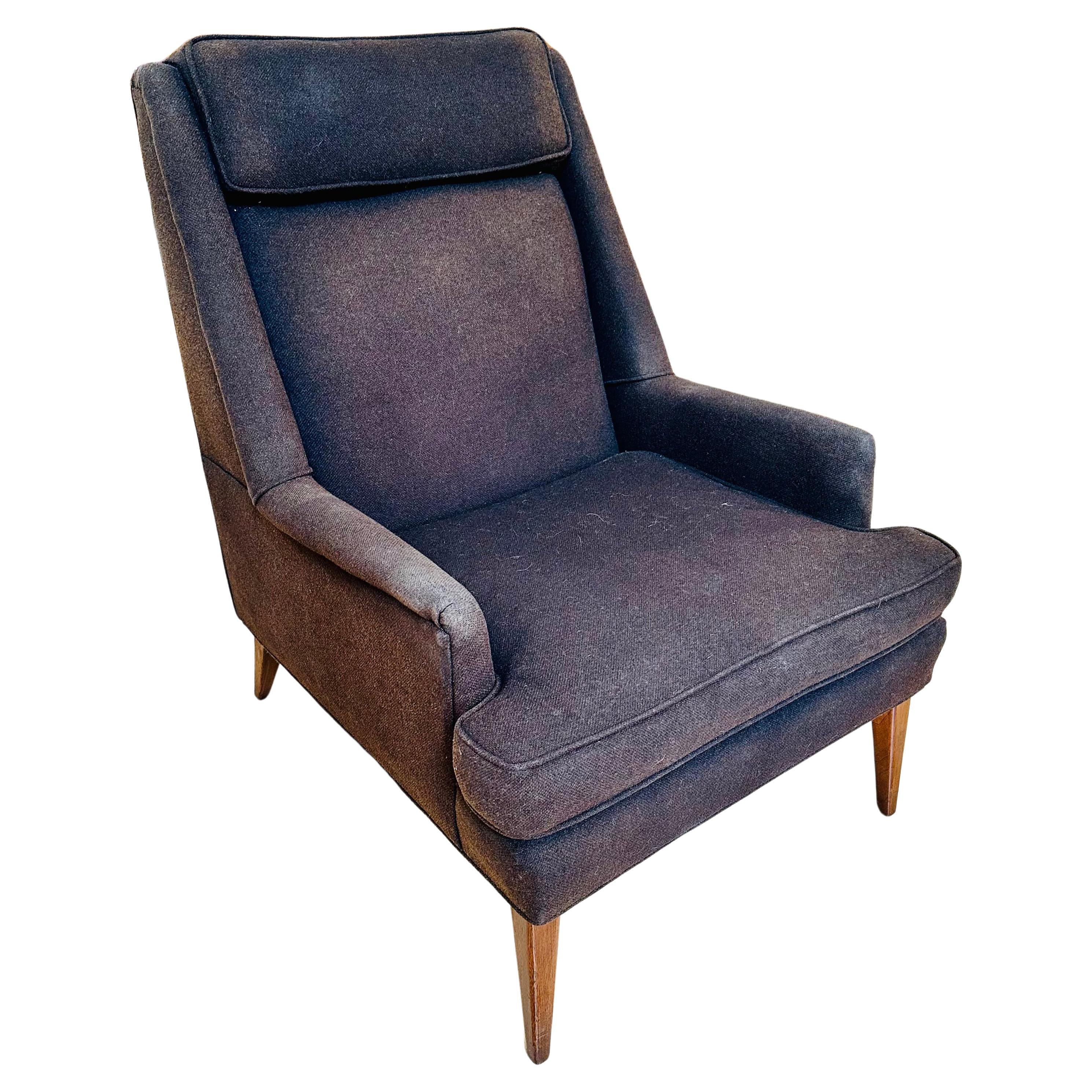 Mid-Century Modern Lounge Chair and Ottoman Attributed to Paul McCobb ...