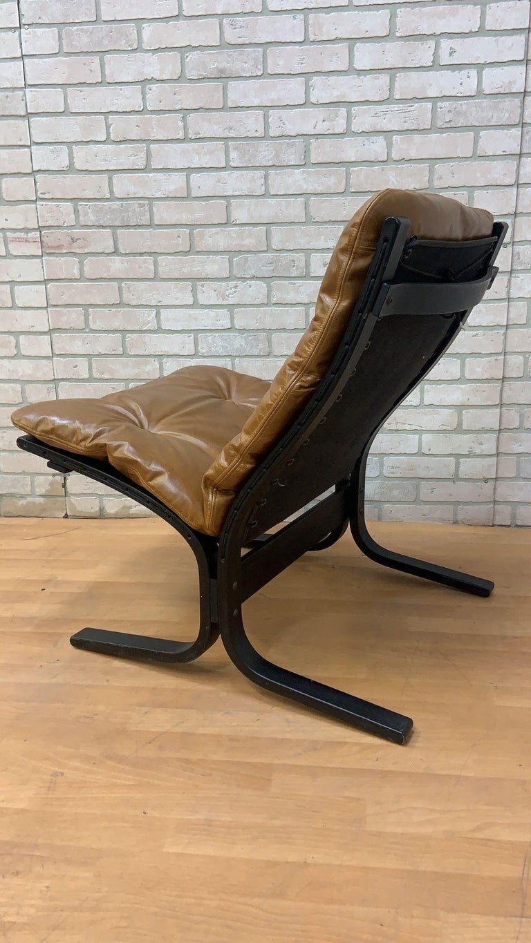 Mid-Century Modern Low Back Cognac Siesta Lounge by Westnofa Newly ...