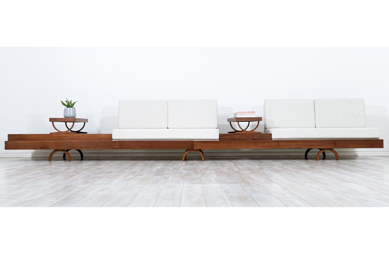 Mid-Century Modern Low-Profile Modular Sofa by Martin Borenstein at ...