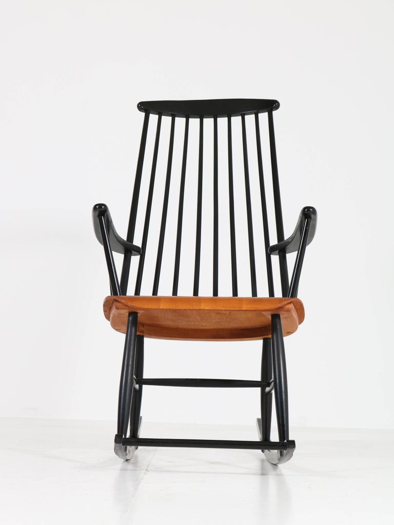 Mid-Century Modern "Mademoiselle" Rocking Chair by Ilmari Tapiovaara ...