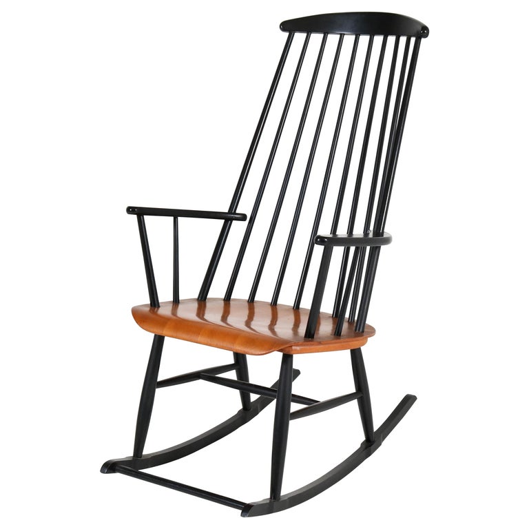 Mid-Century Modern "Mademoiselle" Rocking Chair by Ilmari Tapiovaara ...