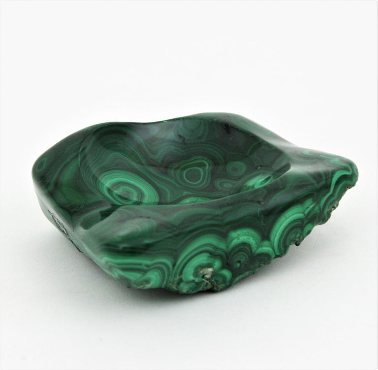 Mid-Century Modern Malachite Bowl or Ashtray For Sale at 1stDibs