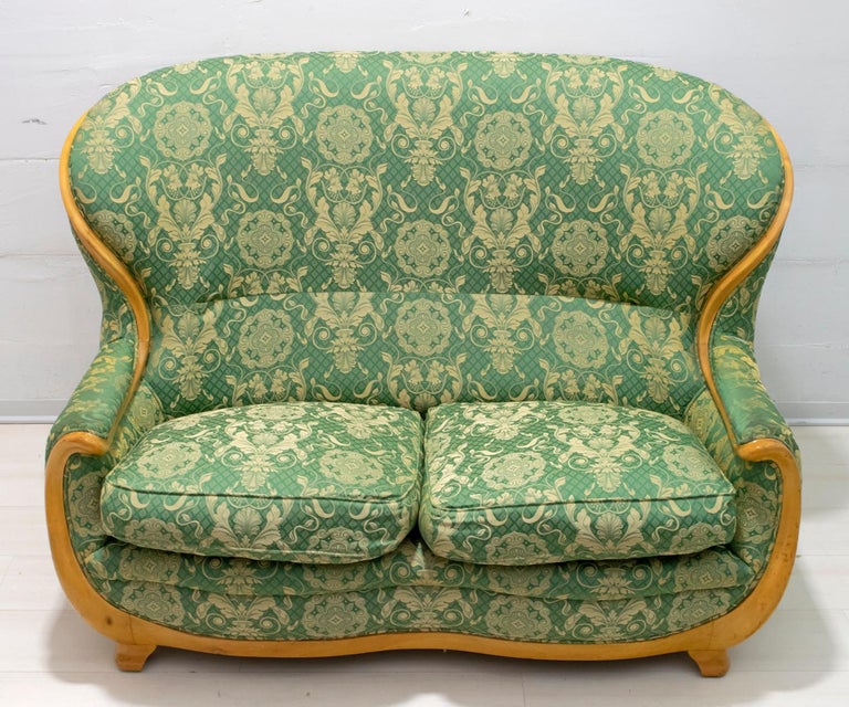 Mid-Century Modern Maple Sofa, Very Special Design, 1970 at 1stDibs