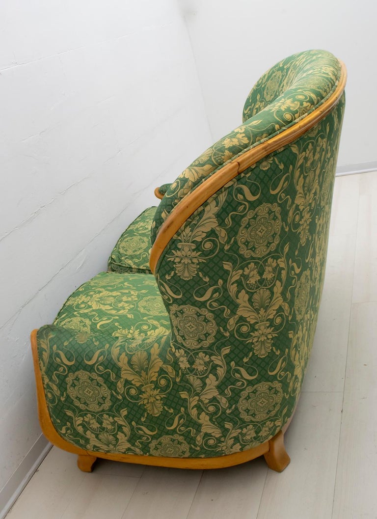 Mid-Century Modern Maple Sofa, Very Special Design, 1970 at 1stDibs