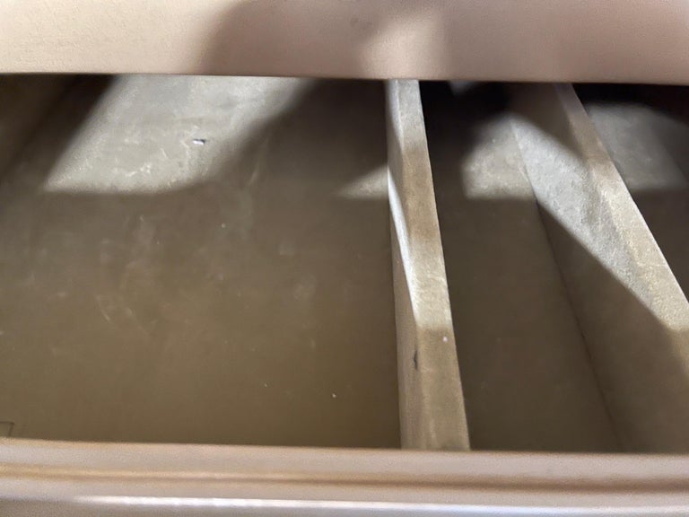 Mid-Century Modern Mastercraft Etched Acid Brass Lingerie Cabinet ...