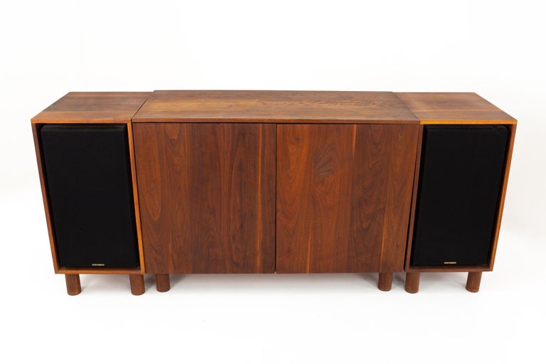 Mid-Century Modern Media Console at 1stDibs | modern media cabinets ...