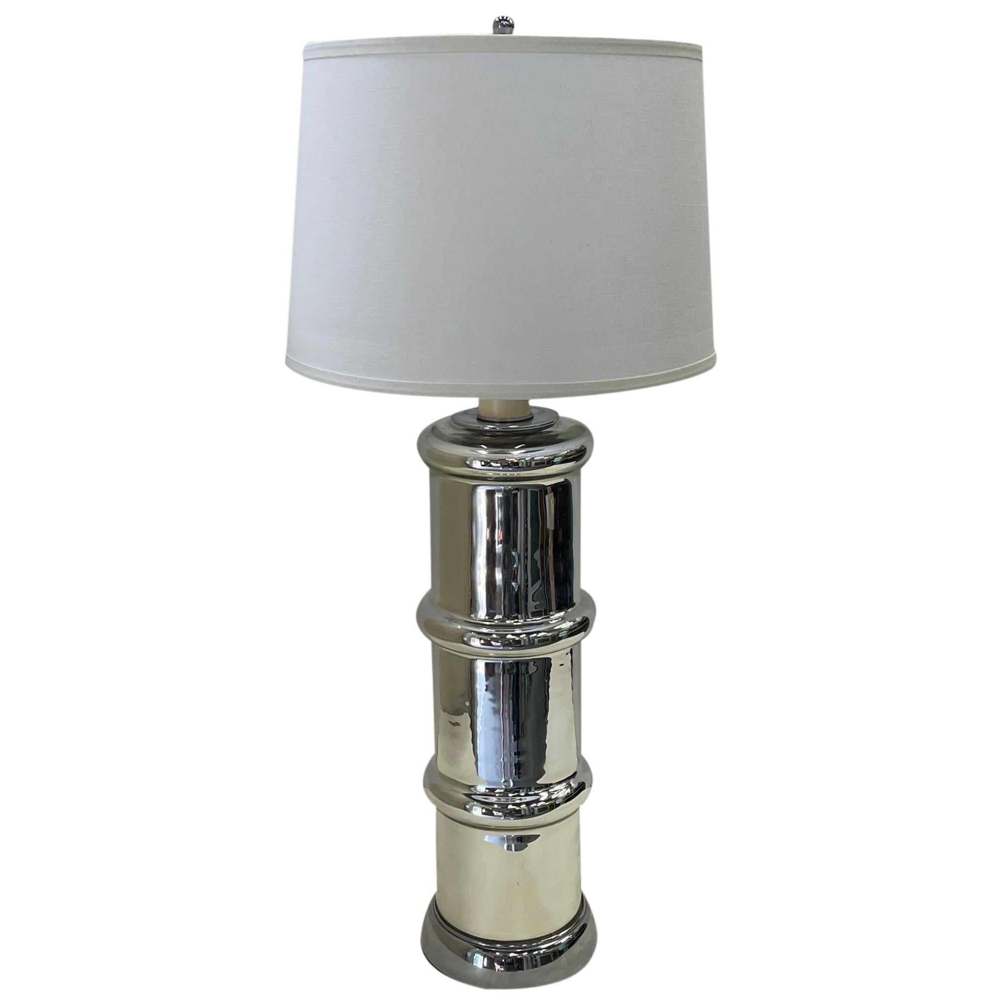 Mexican Mid-Century Modernist Mercury Glass Table Lamp Ruby Red at 1stDibs