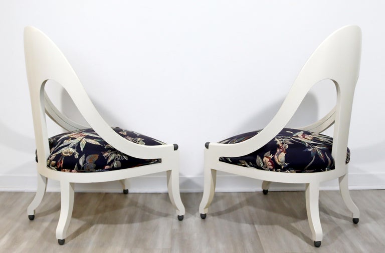 Mid-Century Modern Michael Taylor for Baker Spoon Back Slipper Accent ...