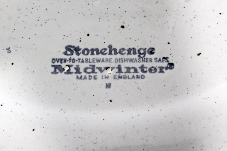 Mid-Century Modern Midwinter Stonehenge Earth Pattern Dinnerware ...