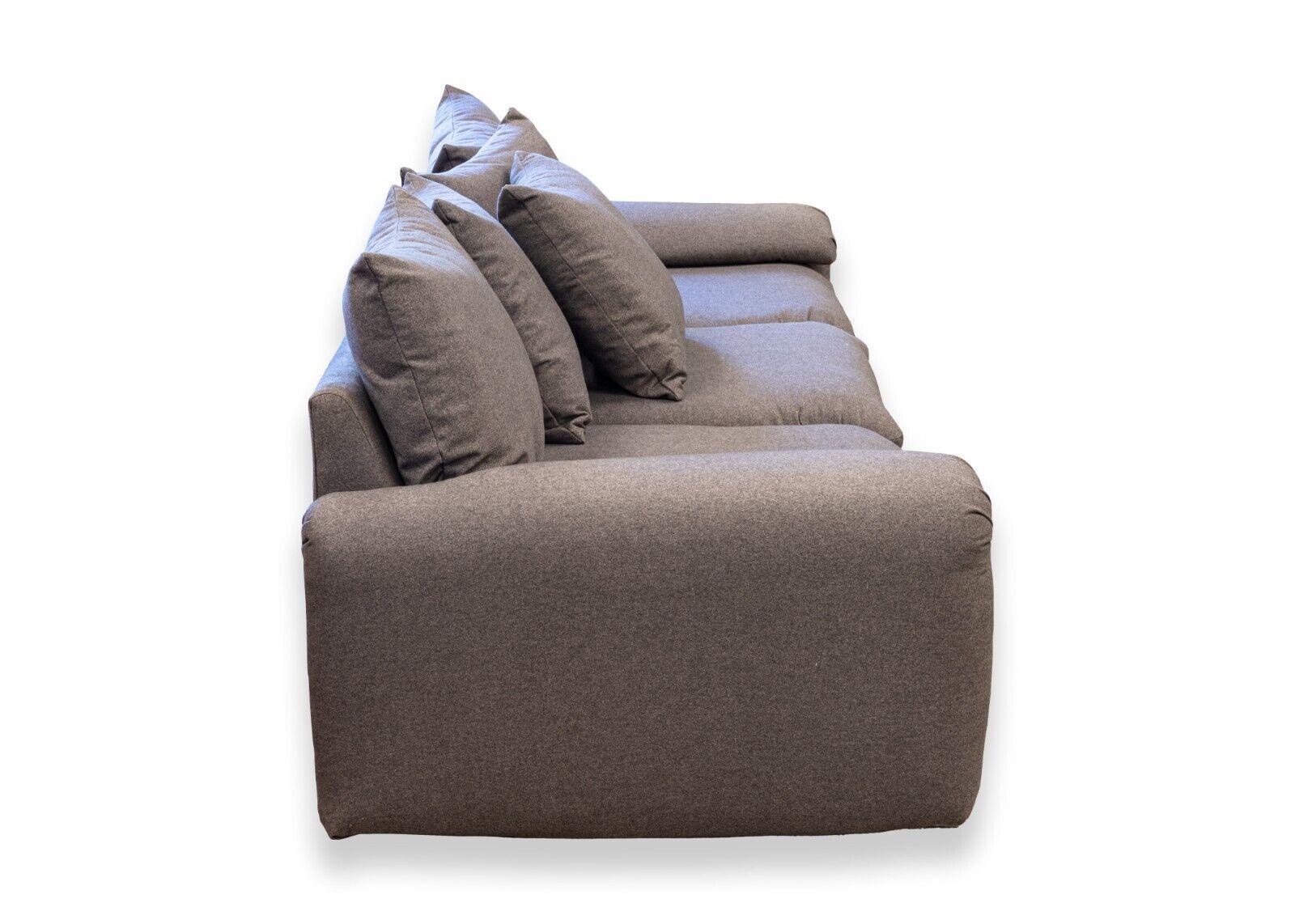 Mid-Century Modern Milo Baughman Gray Flannel Sofa for Directional For ...