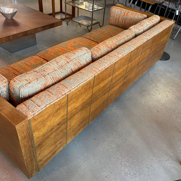 Mid-Century Modern Milo Baughman Style Case Sofa For Sale at 1stDibs
