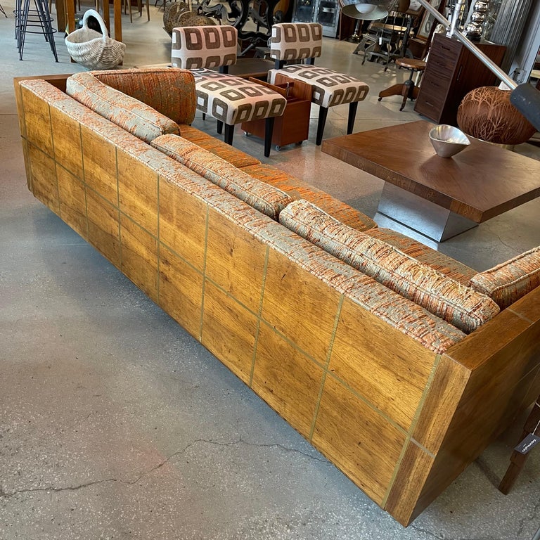 Mid-Century Modern Milo Baughman Style Case Sofa For Sale at 1stDibs