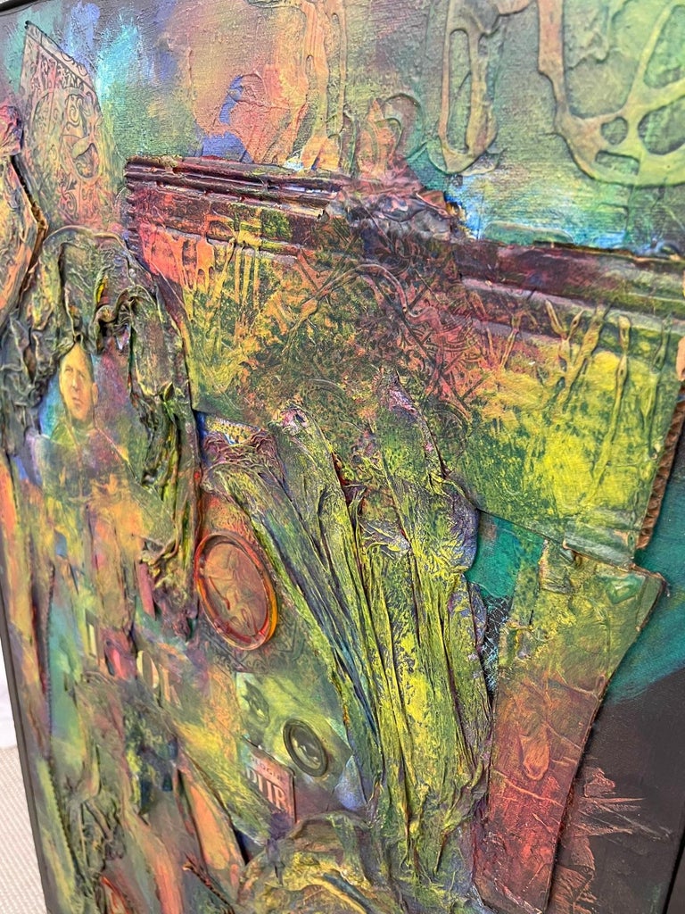 Mid-Century Modern Mixed Media, Collage, by Tom Betts, American, 1967 ...