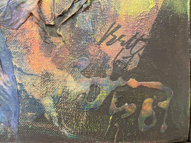 Mid-Century Modern Mixed Media, Collage, by Tom Betts, American, 1967 ...