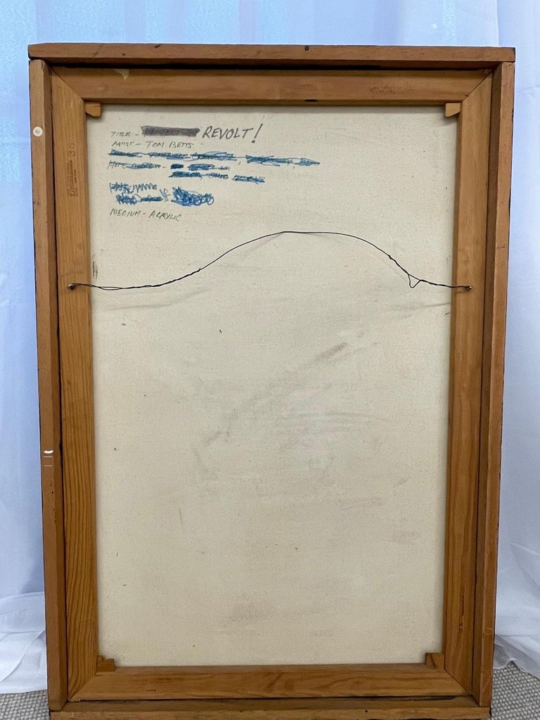 Mid-Century Modern Mixed Media, Collage, by Tom Betts, American, 1967 ...