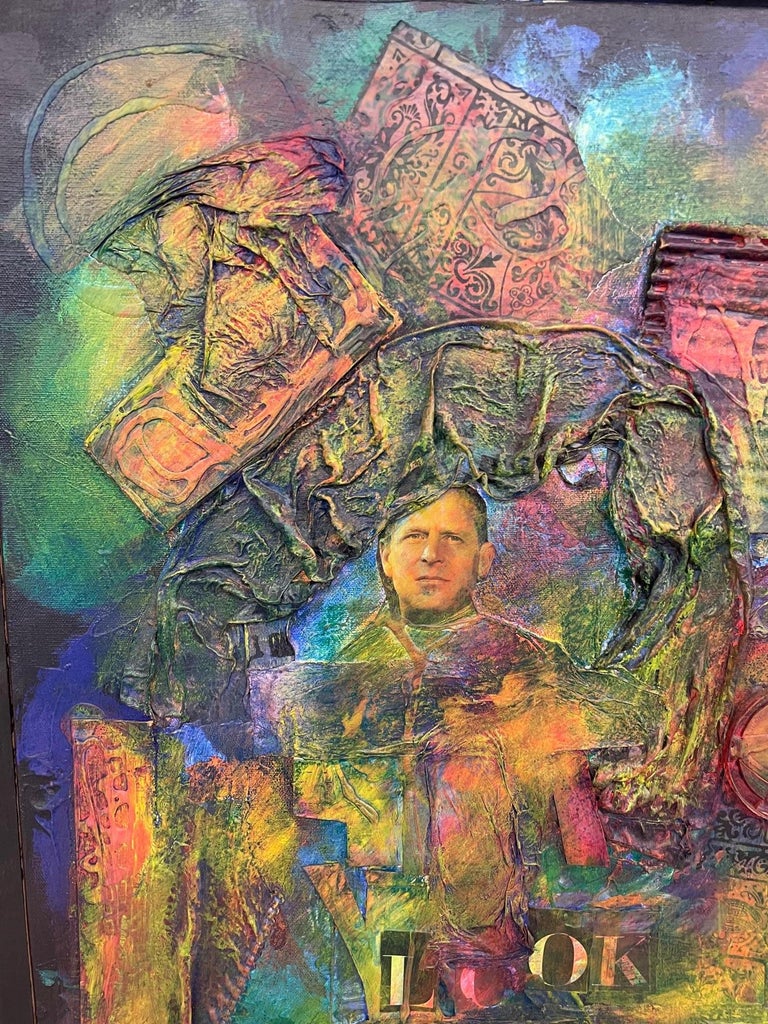 Mid-Century Modern Mixed Media, Collage, by Tom Betts, American, 1967 ...