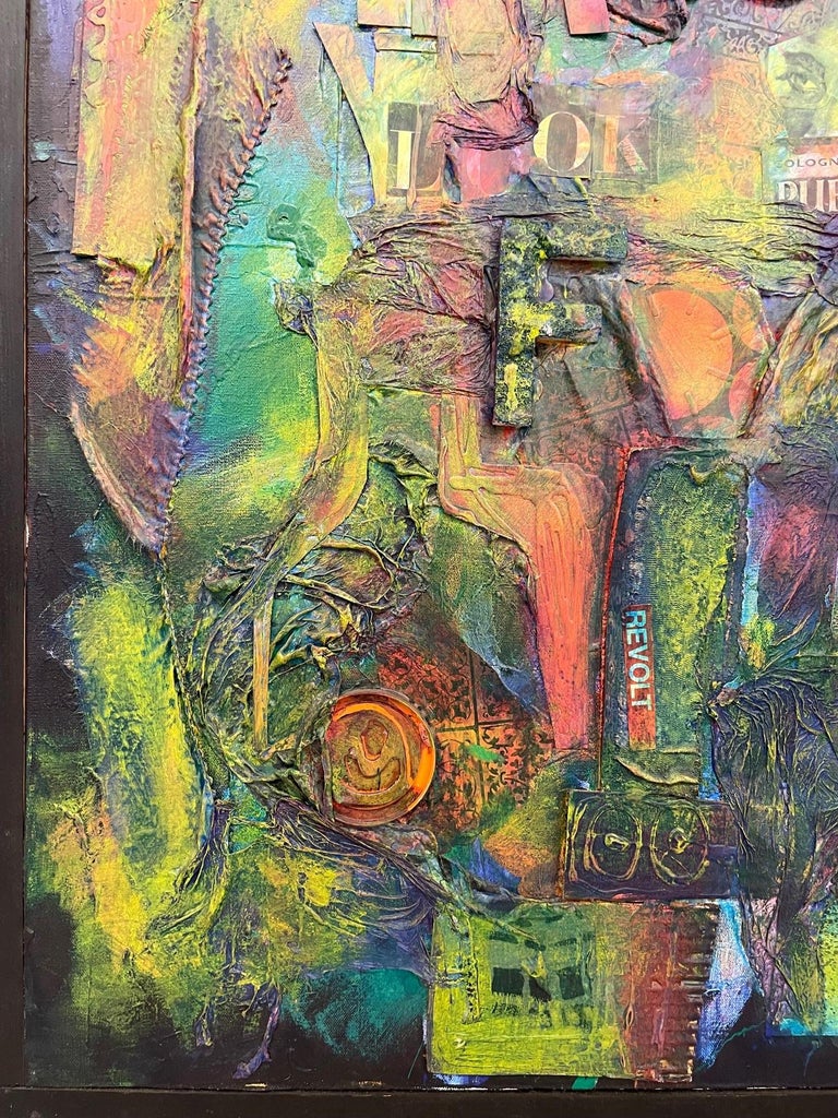 Mid-Century Modern Mixed Media, Collage, by Tom Betts, American, 1967 ...