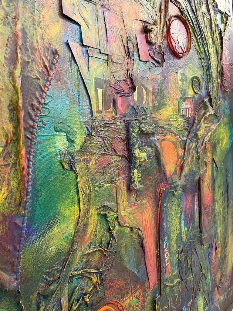 Mid-Century Modern Mixed Media, Collage, by Tom Betts, American, 1967 ...