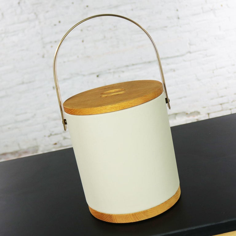 Mid-Century Modern Morgan and Company Bucket Brigade Ice Bucket at 1stDibs