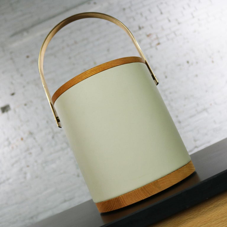 Mid-Century Modern Morgan and Company Bucket Brigade Ice Bucket at 1stDibs