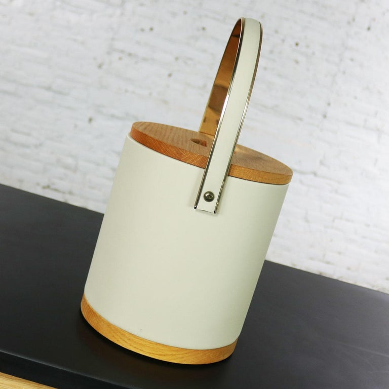 Mid-Century Modern Morgan and Company Bucket Brigade Ice Bucket at 1stDibs
