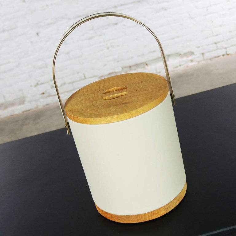 Mid-Century Modern Morgan and Company Bucket Brigade Ice Bucket at 1stDibs