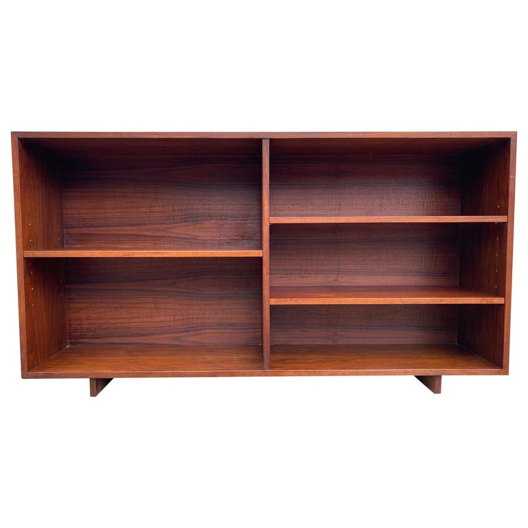 Mid-Century Modern Nakashima Style Single Bookcase Walnut American ...