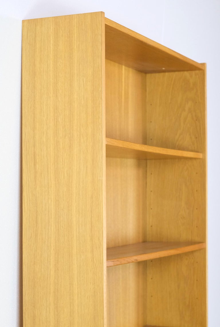 Mid-Century Modern Oak Library Bookshelf Six Shelves Sm. Qty. Avail ...