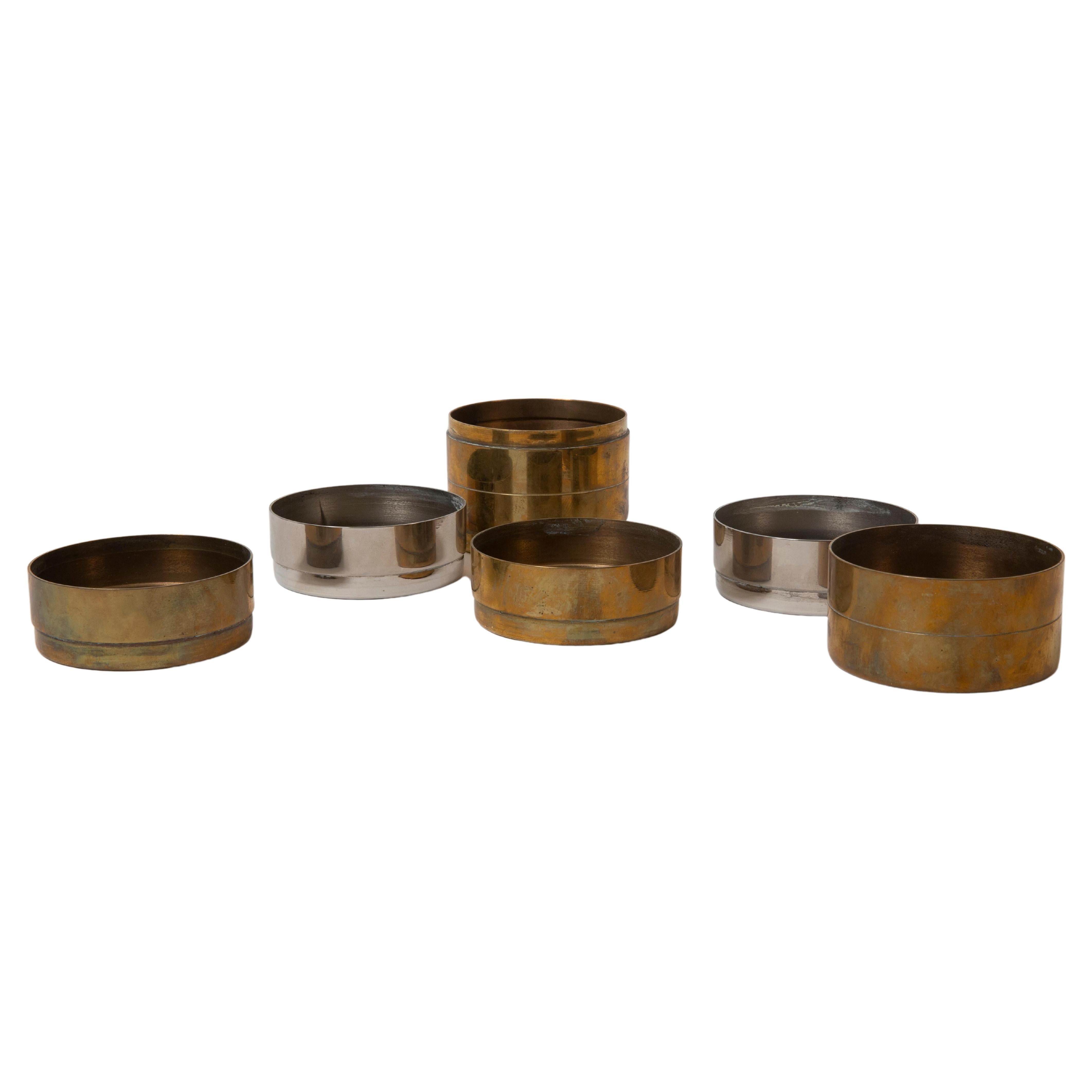 Wonderful Mid-Century Modern Brass Bronze Pagoda Box Lid Chapman at 1stDibs