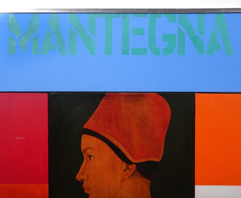 Mid Century Modern Oil Painting by Bunn Gray 1969 'Andrea Mantegna ...