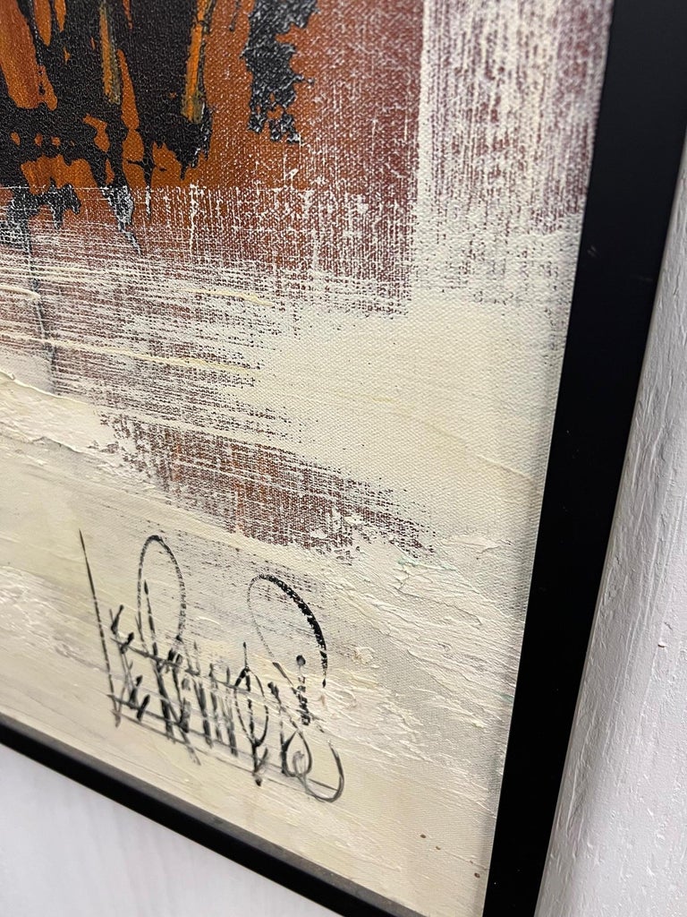 Mid-Century Modern Oil Painting Lee Reynolds San Francisco Fisherman's ...