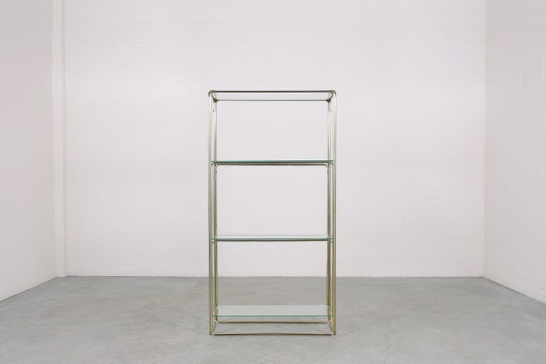 Mid-Century Modern Open Glass Shelves at 1stDibs