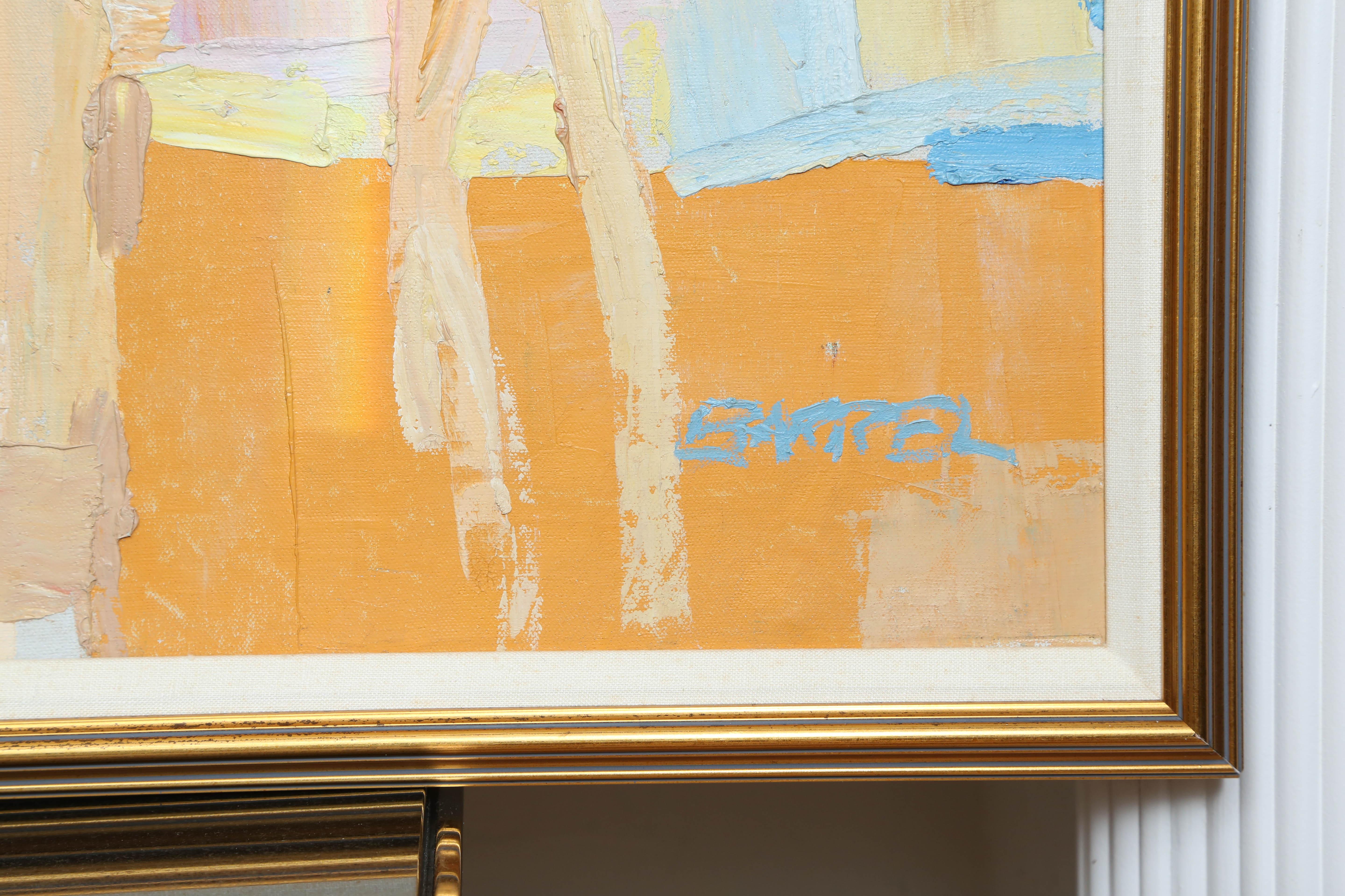 Mid-Century Modern Original Oil by George Barrel at 1stDibs | george ...