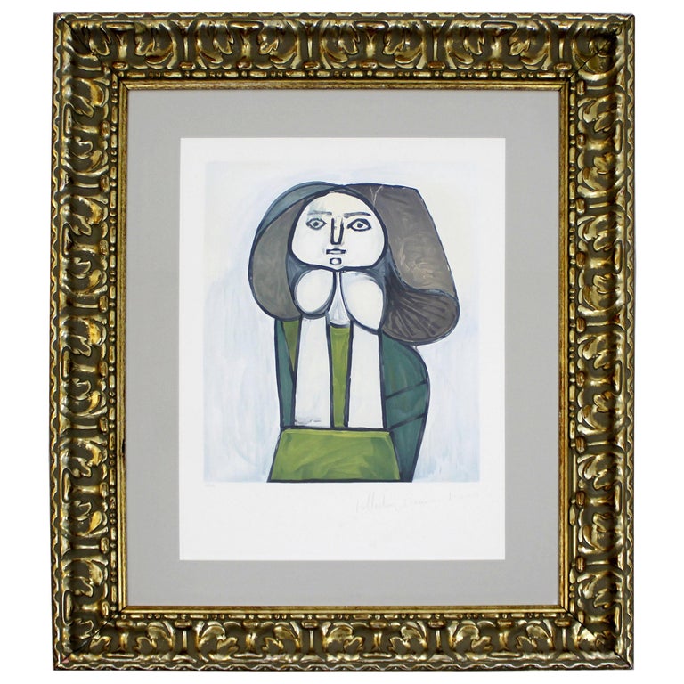 Mid-Century Modern Pablo Picasso Framed Lithograph Signed 33/500 ...