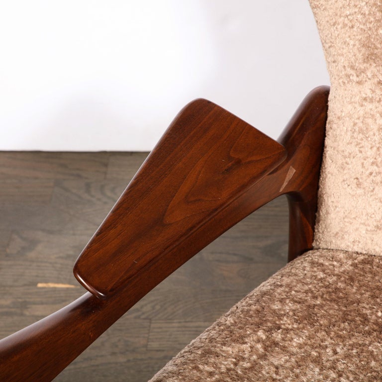 Mid-Century Modern Paddle Armed Lounge Chair by Adrian Pearsall 2291-C ...