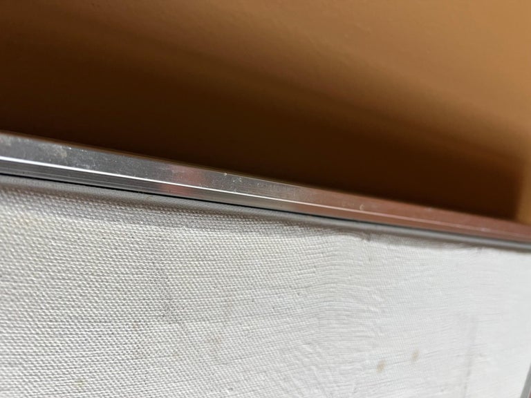 Mid-Century Modern Painting of Sun and Birds by Korean Artist Kyung Kim ...