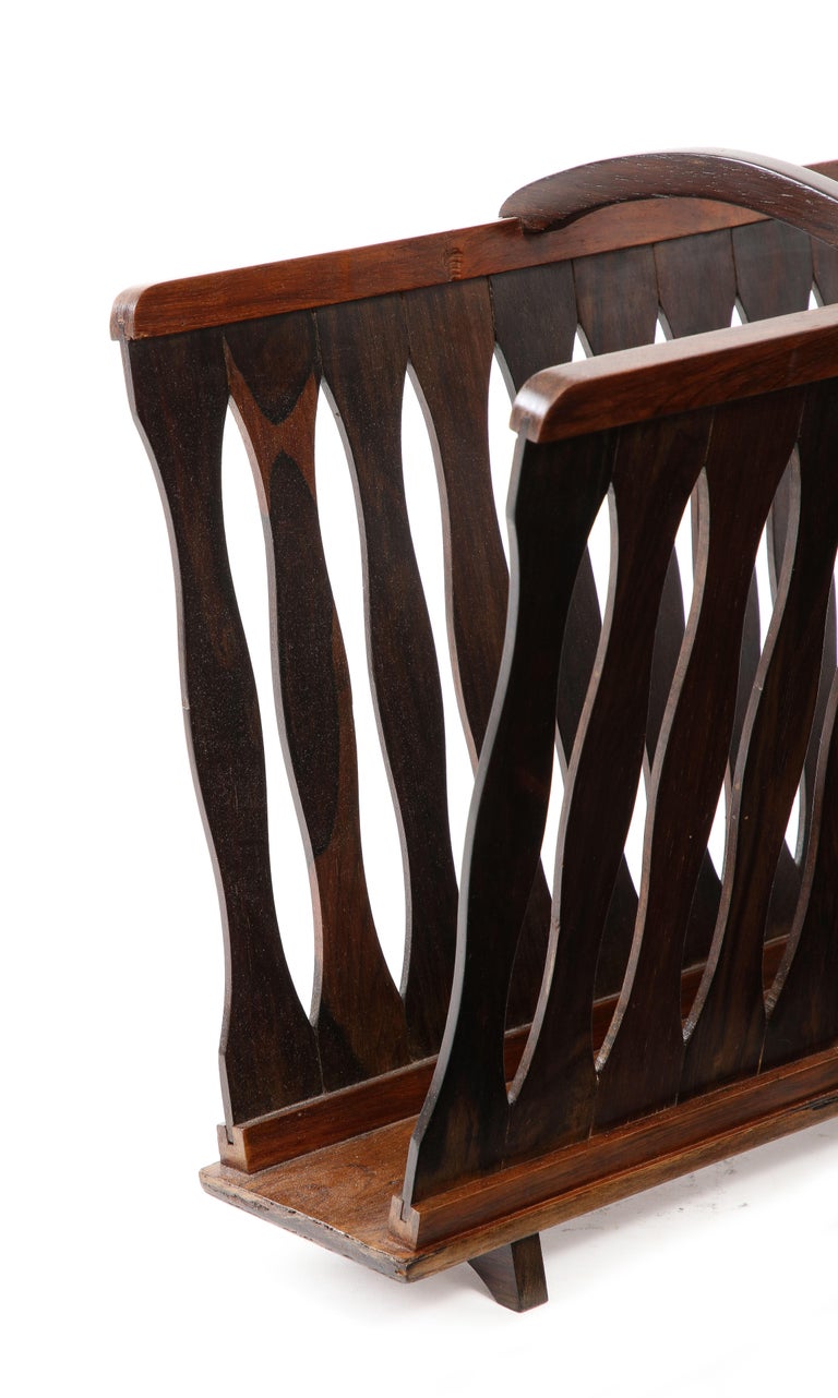 Mid-Century Modern Pair of Magazine Racks by Brazilian Designer, 1960s ...