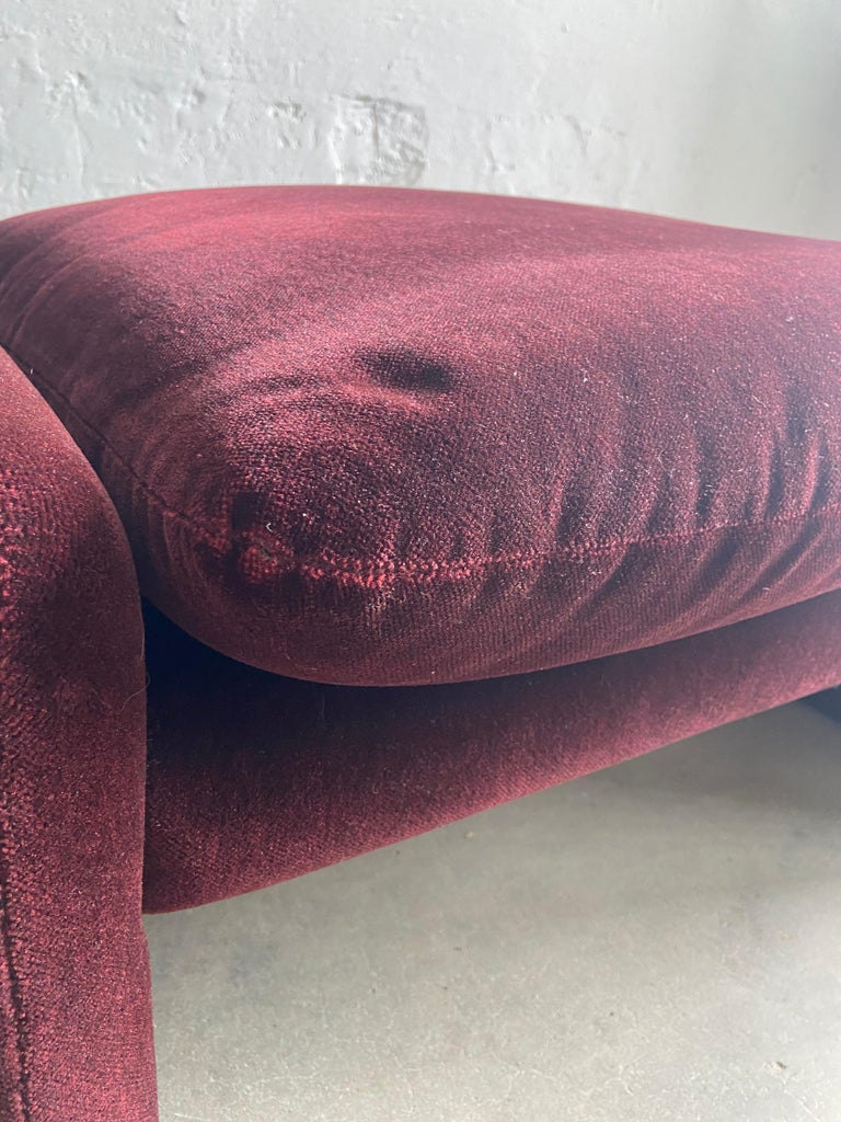 Mid-Century Modern Pair of "Maralunga" Ottomans by Vico Magistretti for ...