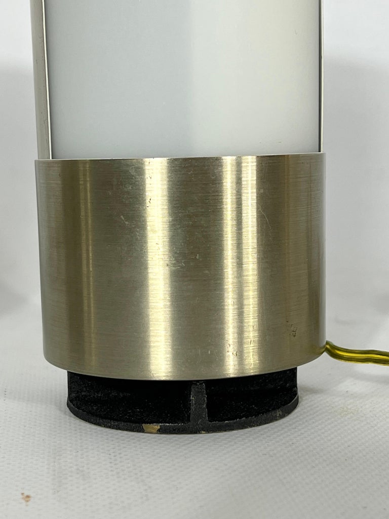 Mid-Century Modern Pair of Rare Labeled Lumi Milano Table Lamps For ...