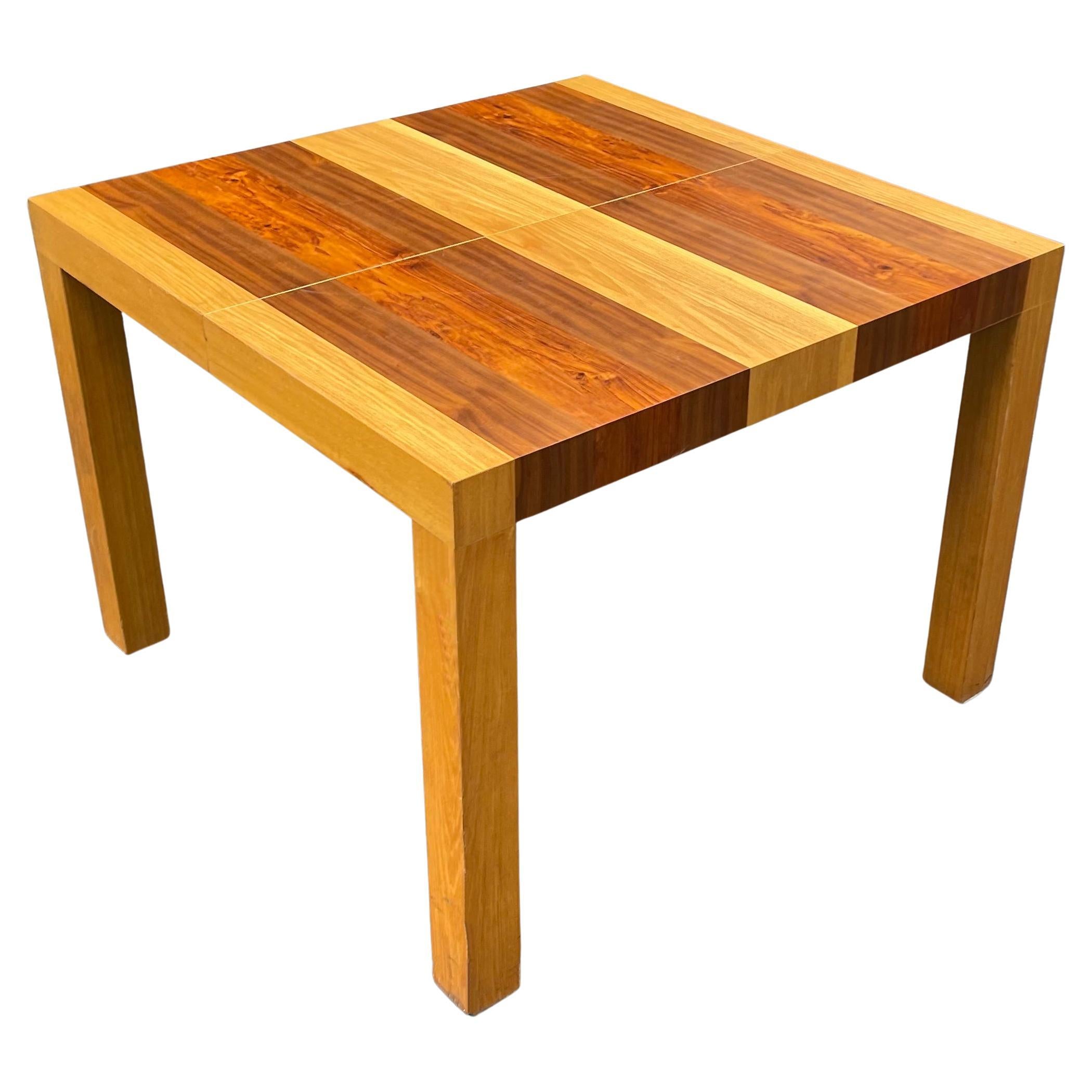 Midcentury Faux Tortoise Shell Parsons Style coffee End Game Table For ...