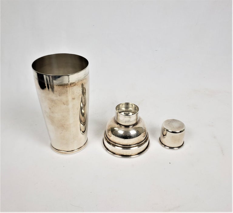 Mid-Century Modern Plata 925 Sterling Silver Cocktail Shaker at 1stDibs