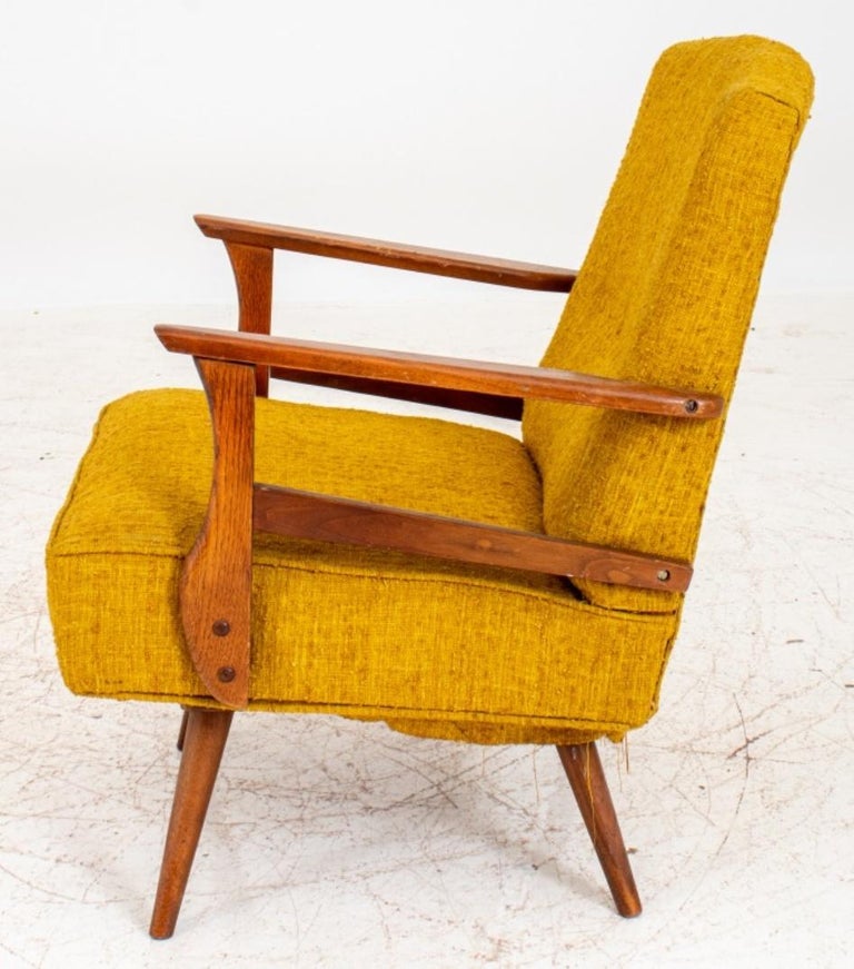 Mid-Century Modern Platform Rocking Chair For Sale at 1stDibs
