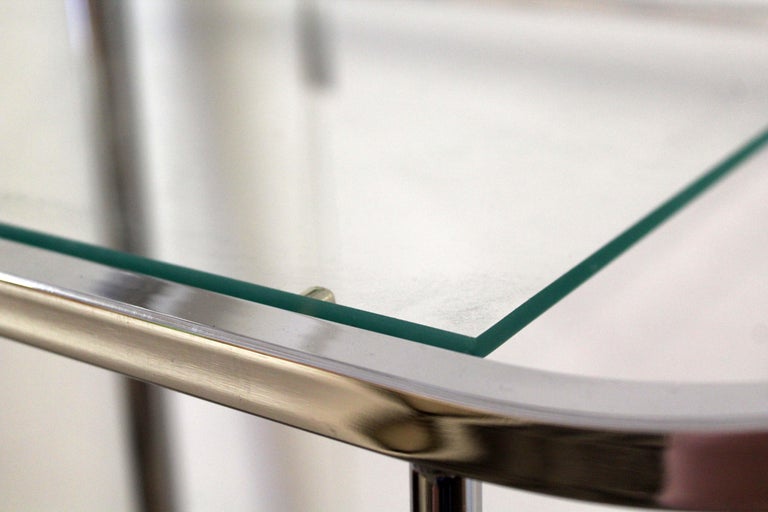 Mid-Century Modern Polished Chrome Sculptural Etagere Display For Sale ...